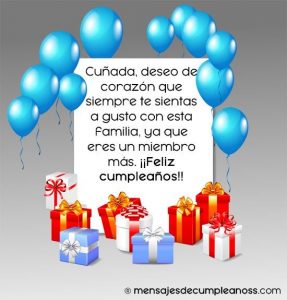 Frases y Mensajes de Cumpleaños para una CUÑADA 【2021】