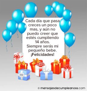 +20 Frases y Mensajes de Cumpleaños 14 Años 2025
